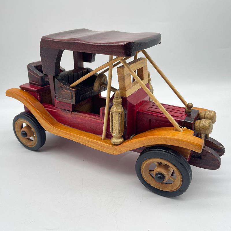 Wooden Antique Vintage Car Model Handcrafted Collections Vehicle for ...