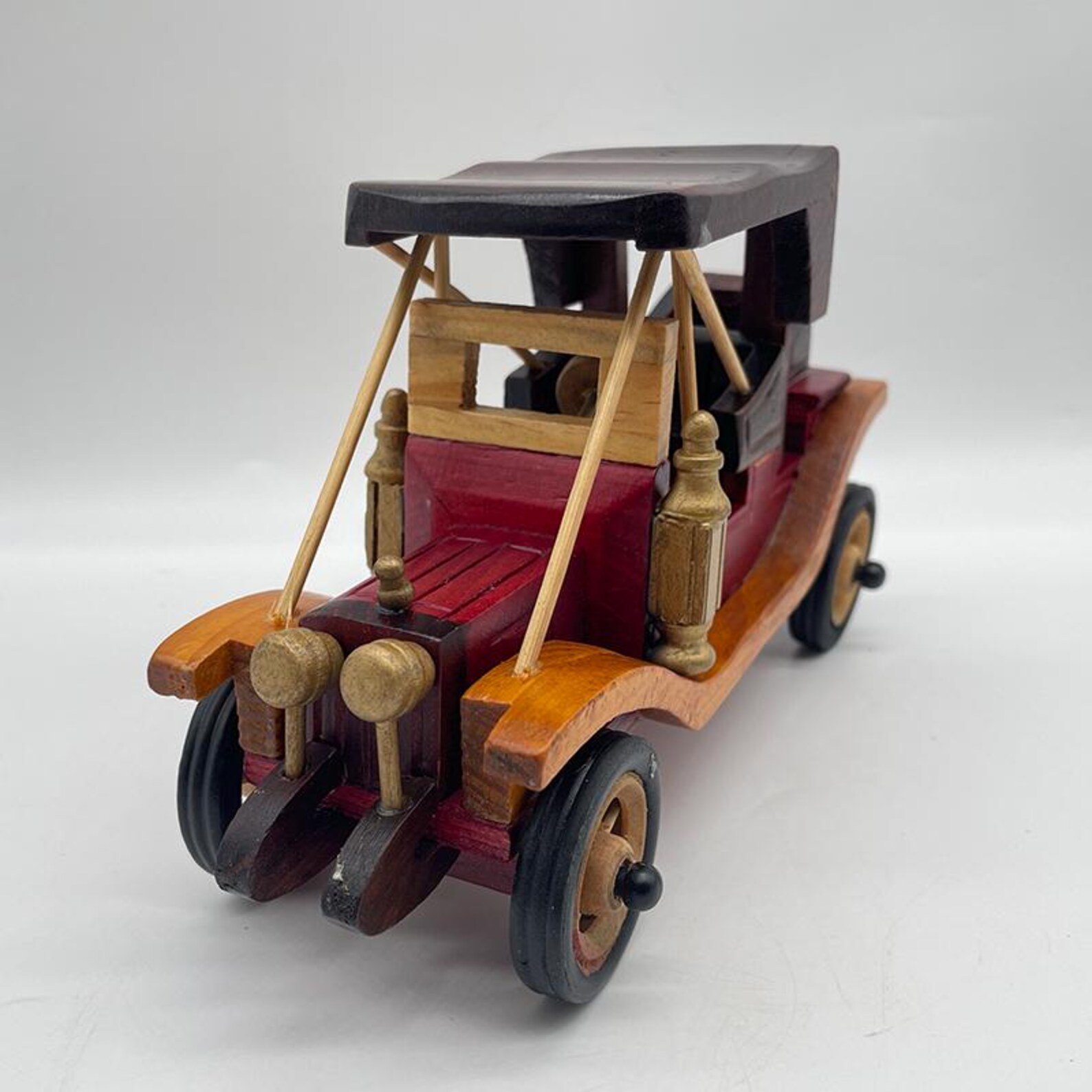 Wooden Antique Vintage Car Model Handcrafted Collections Vehicle for ...