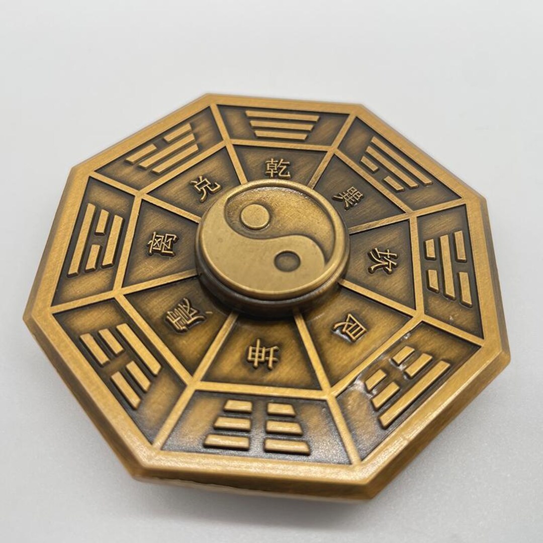 Metal Fidget Spinner Toy, Horizontal and Vertical Can Rotate Spins ...