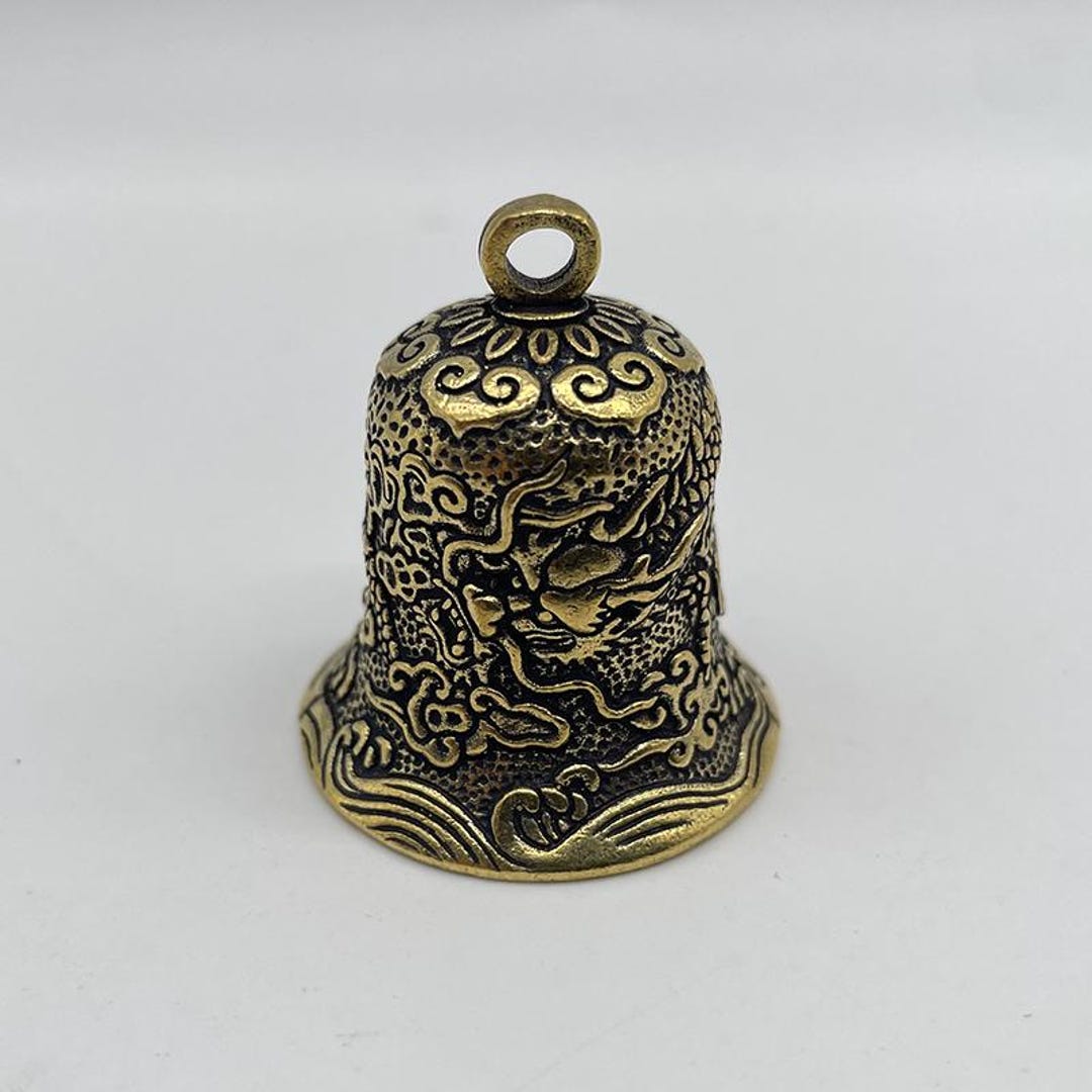 Loud Solid Brass Gold Hand Call Bell for Ringing at Wedding, Hand Bells ...