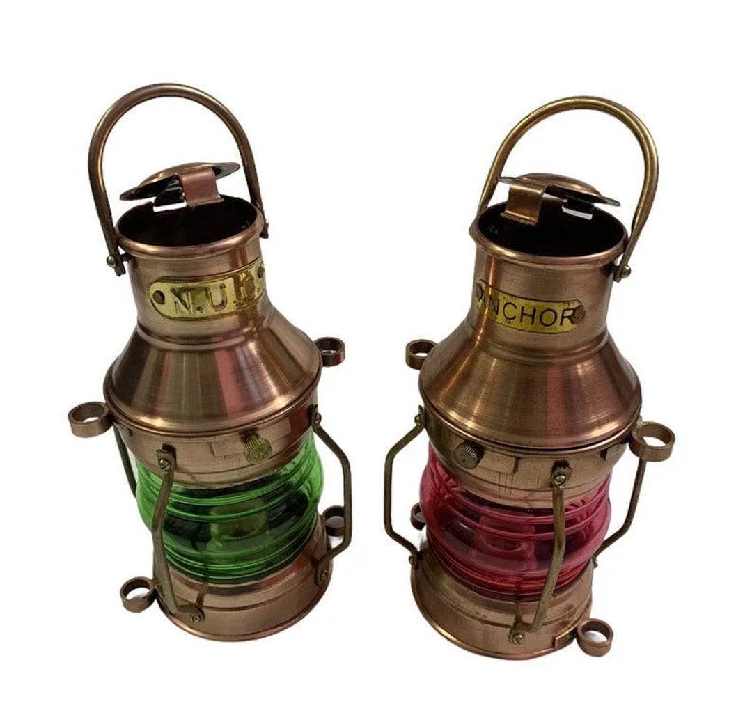 Copper Finish Nautical Maritime Electric Ship Lantern Marine - Etsy