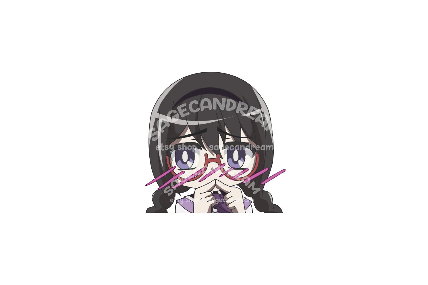 X4 Magical Girl Twitch Discord Emotes Digital Download Anime Kawaii ...