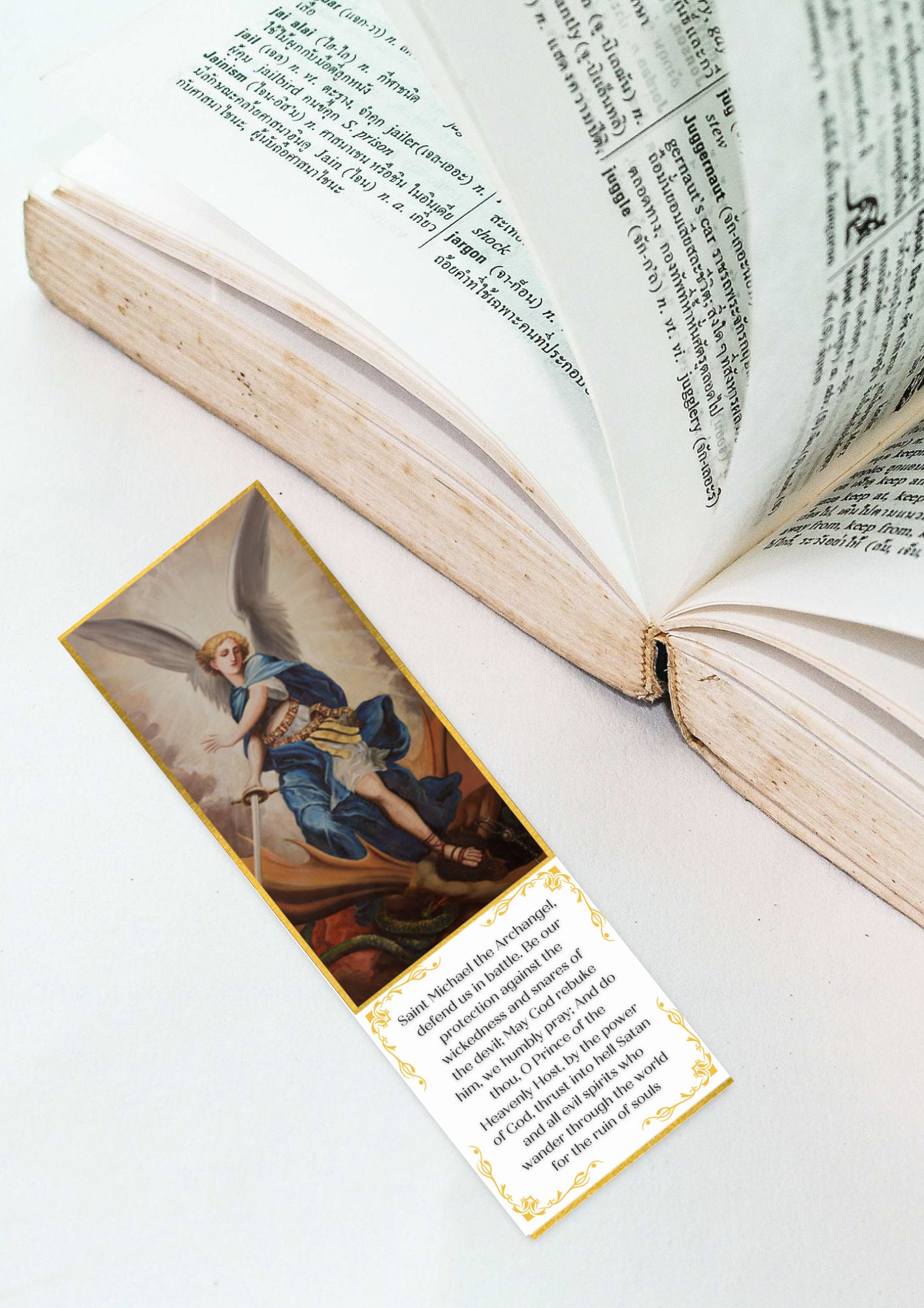 Archangel Bookmarks Printable - Set of 4 With Personalized Prayer for ...