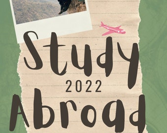 Study Abroad Journal - Etsy
