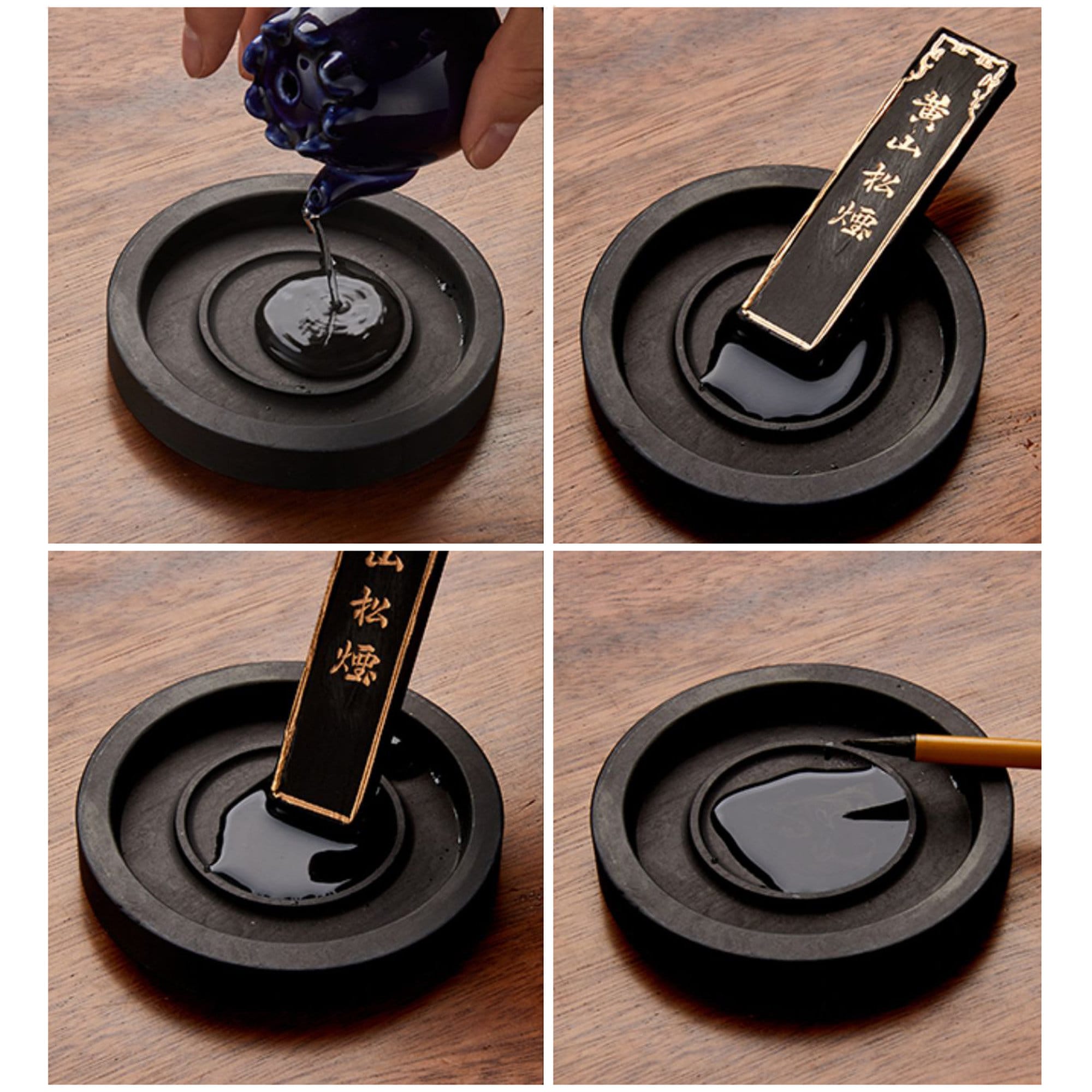 Huangshan Pine Smoke Ink Sticks, Handmade Ink Sticks, Four Treasures of ...