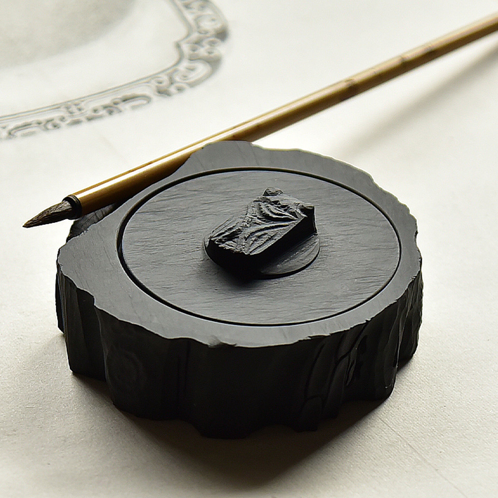 Chinese Original Stone Ink Stone Vintage Ink Stone Hand - Etsy