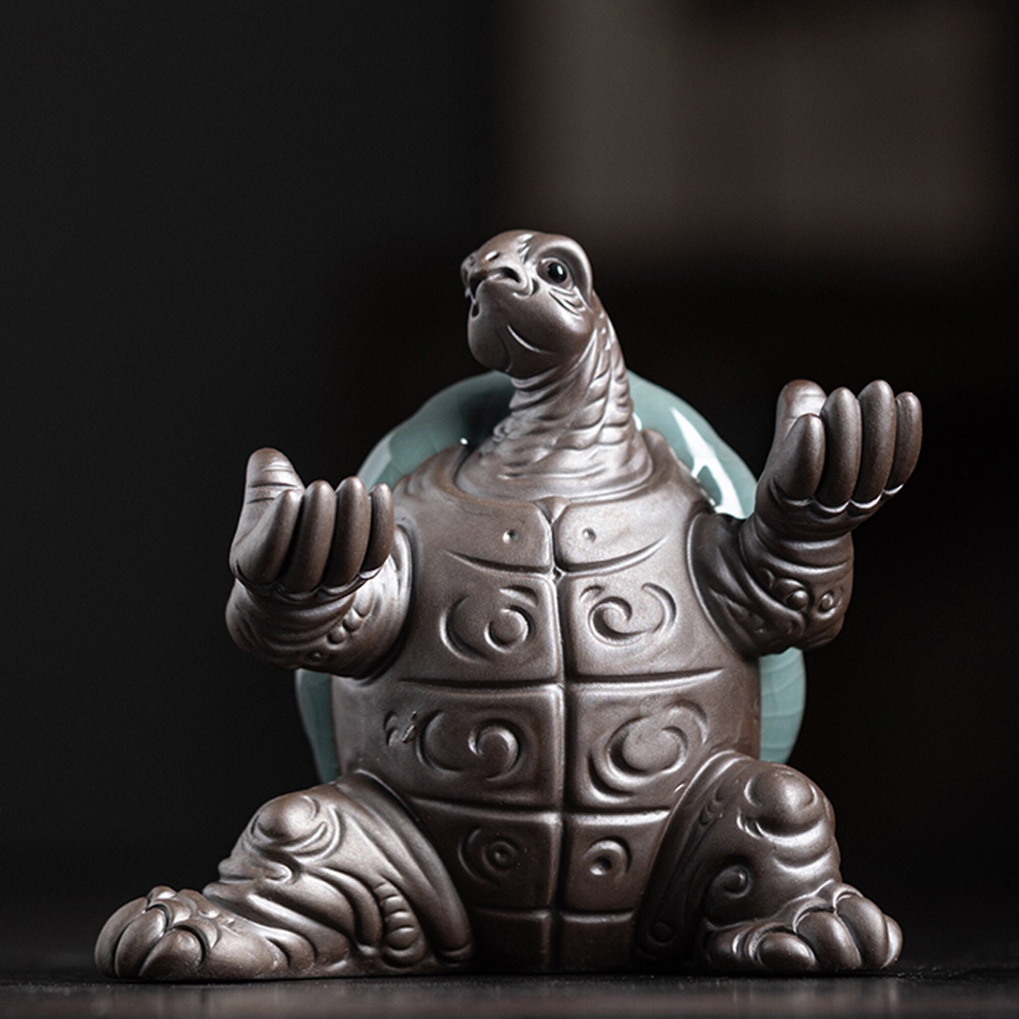 Turtle Calligraphy Pen Holder Ceramic Pen Holder Chinese - Etsy