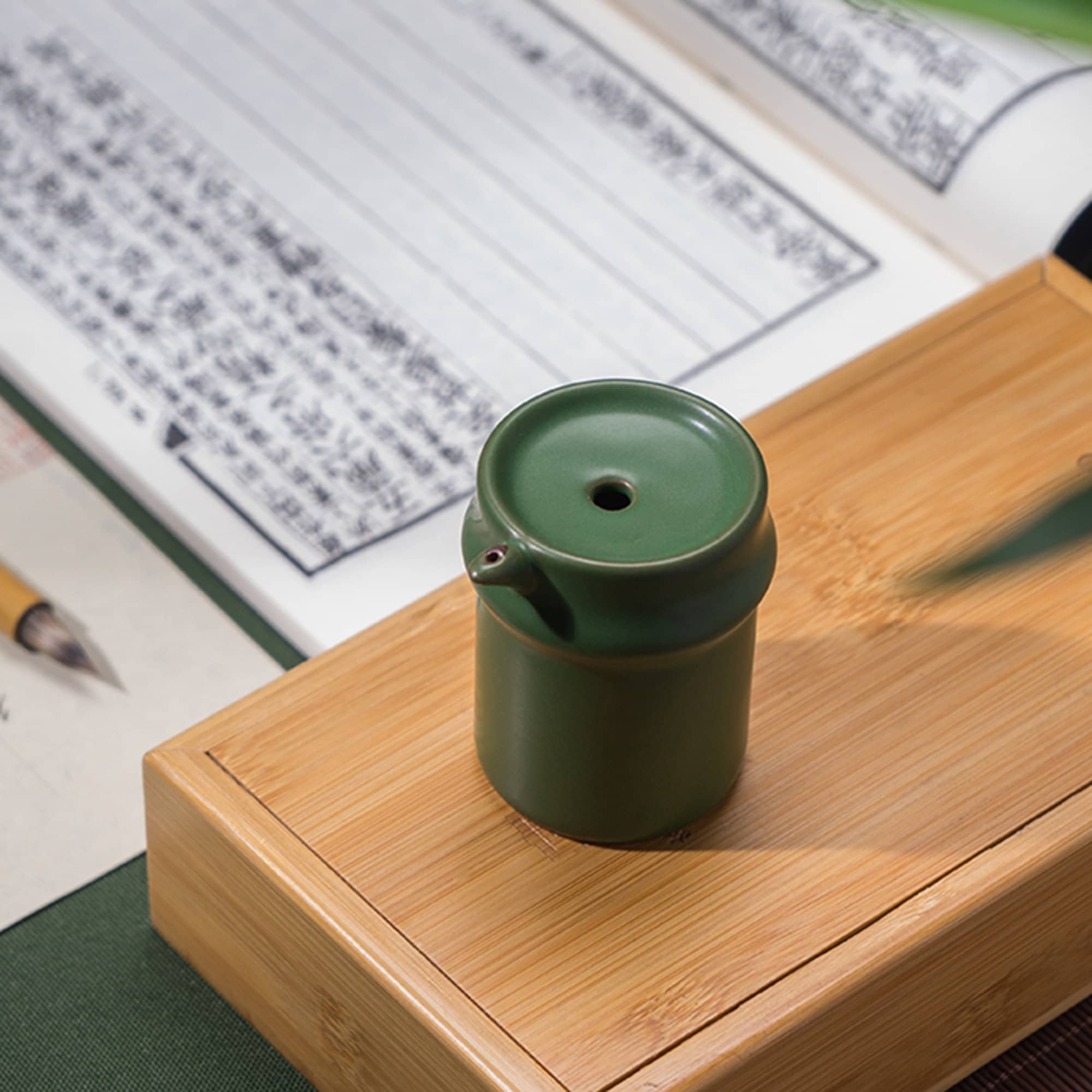 Ceramic Water Dropper Bamboo Water Dropper Inkstone Dropper - Etsy