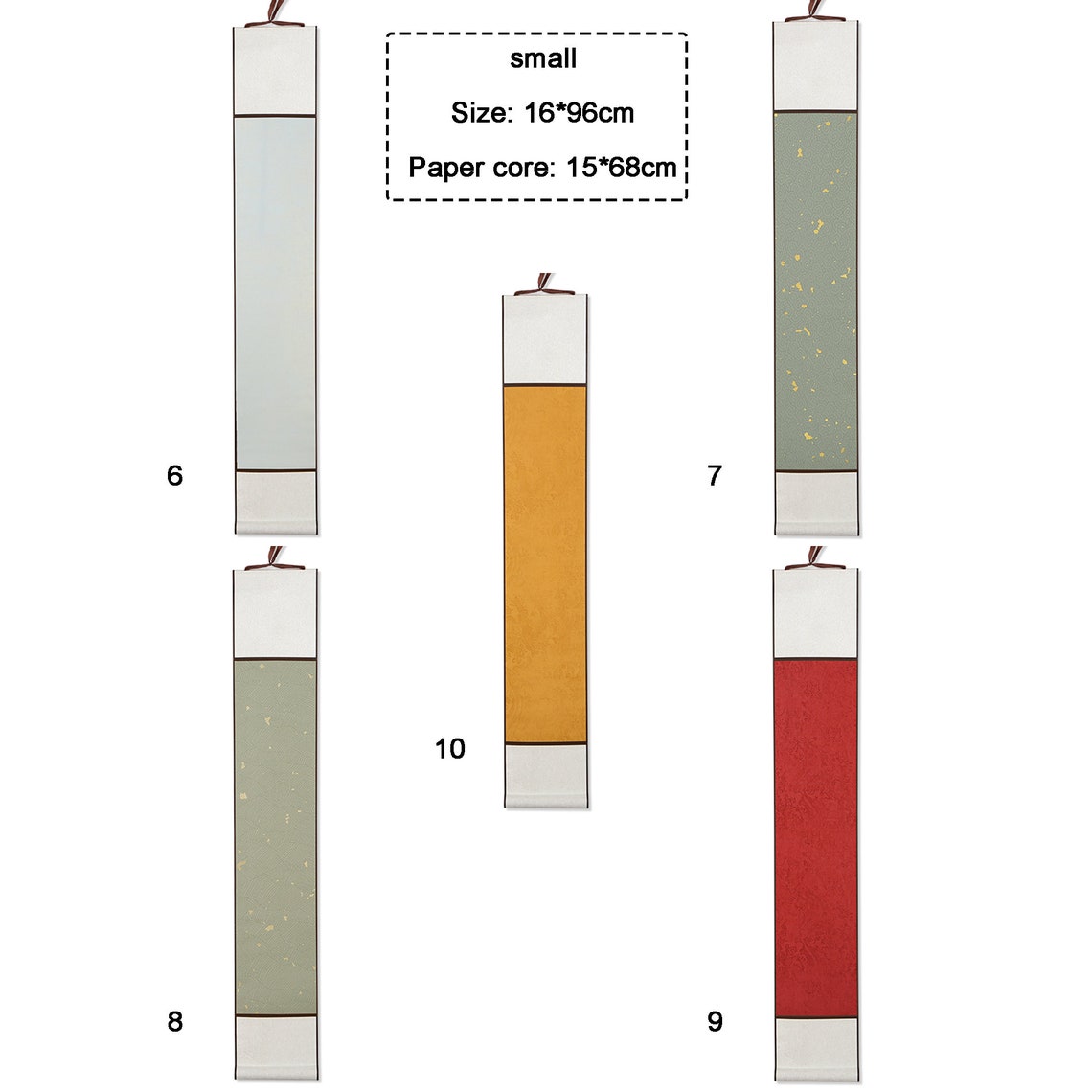 Mini Scroll Xuan Paper Calligraphy Hanging Scroll - Etsy