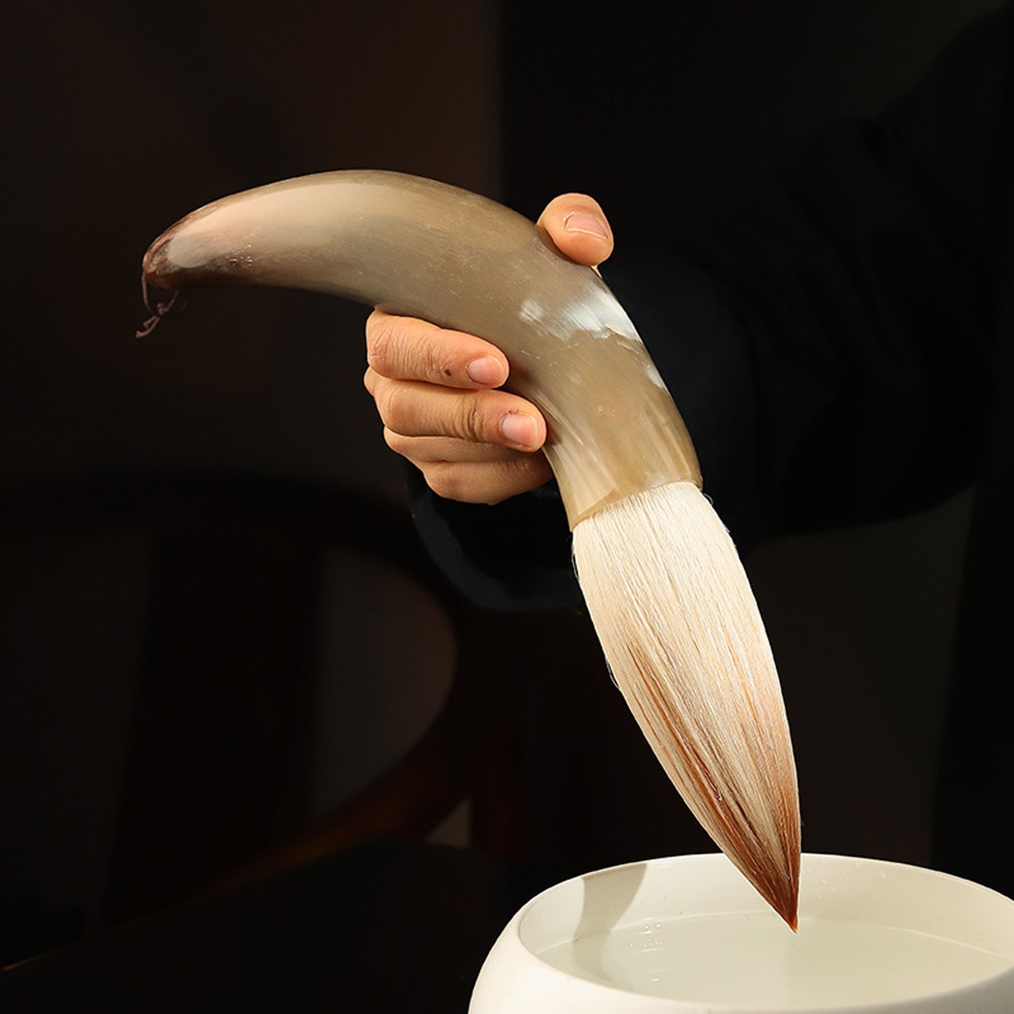 Ox Horn Large Brush, Calligraphy Brush for Adults, Langhao Brush, Soft ...