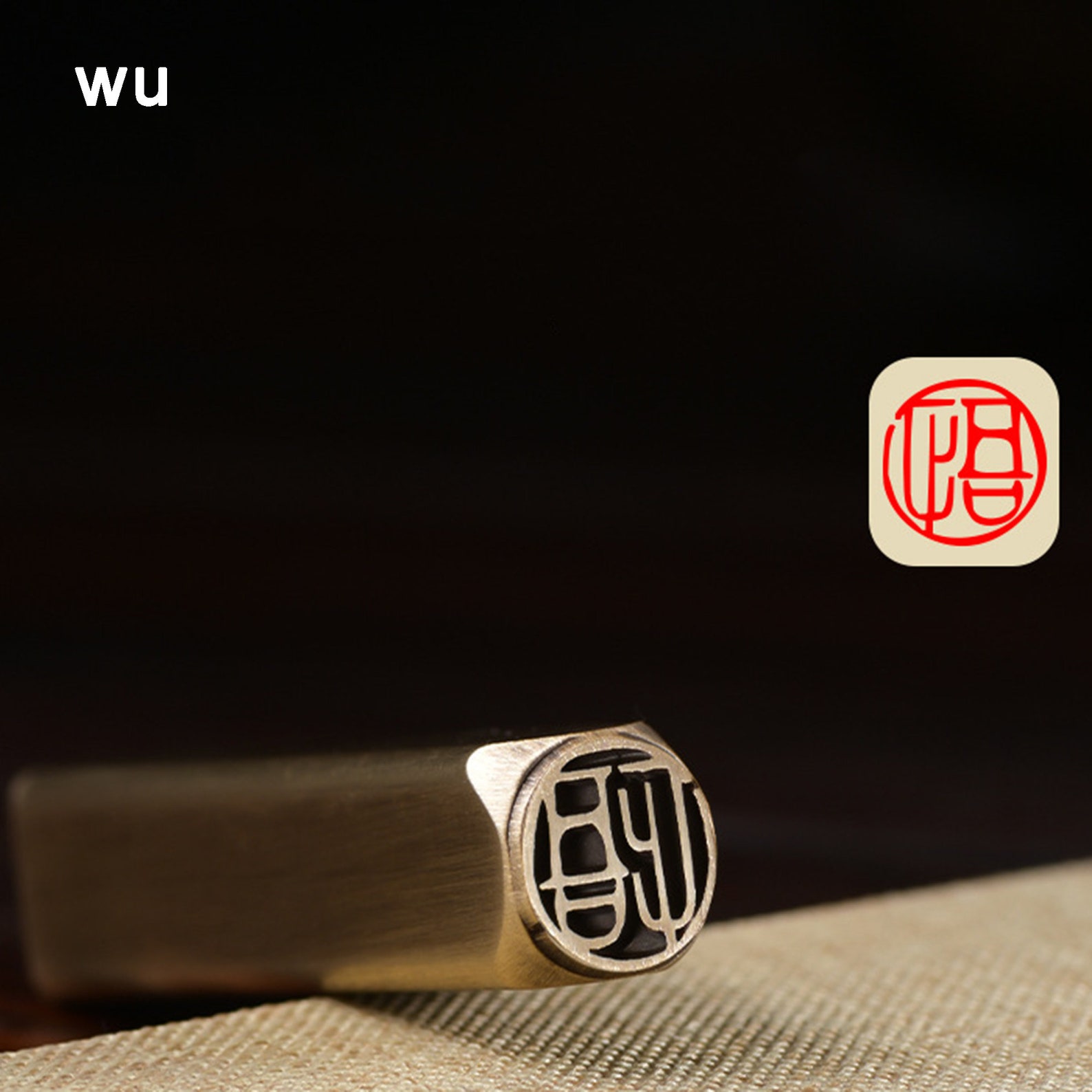 Brass Solid Engraved Seal, Personalized Name/pattern Signature, Custom ...