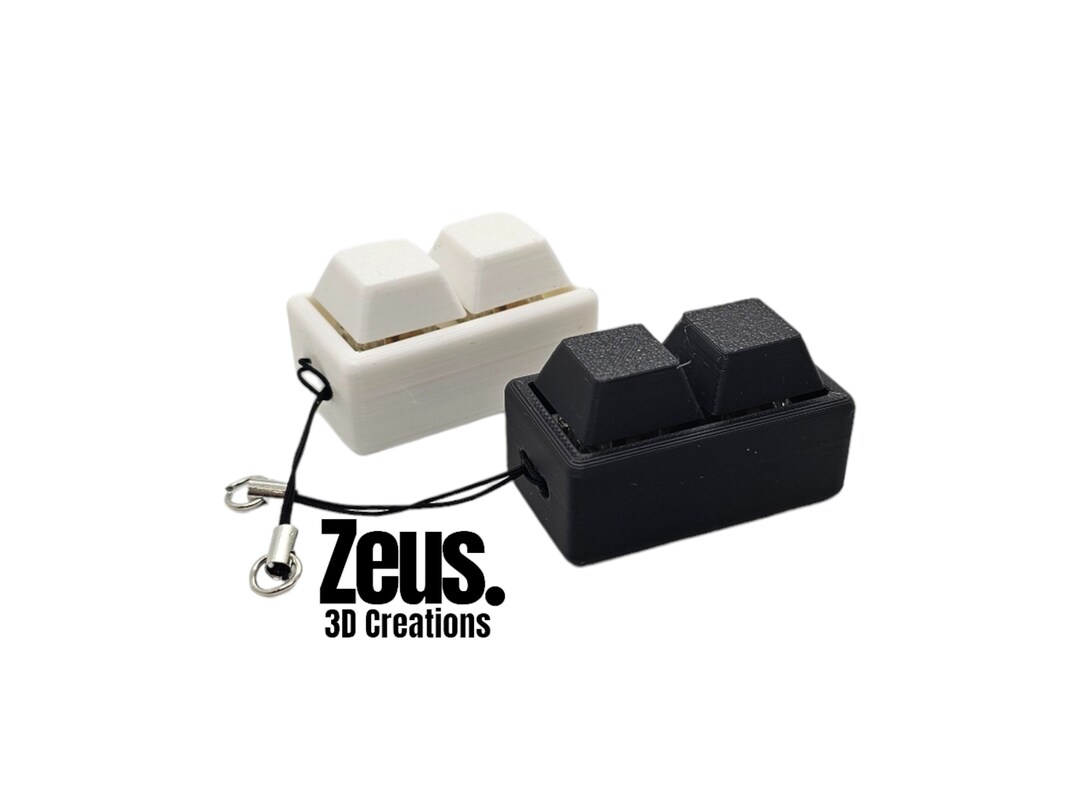 Double Key Mechanical Keyboard Fidget Clicker | Keycap Clicker | Fidget ...