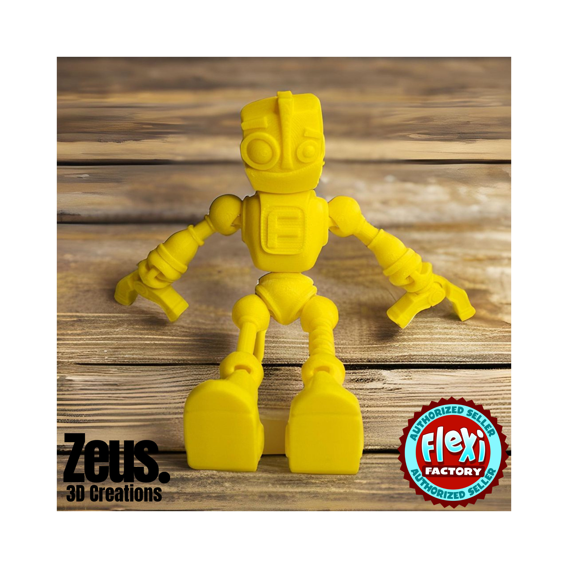 Flexible Articulated Fun Robot | Desk Buddy | Fidget Toy | 3D Printed ...