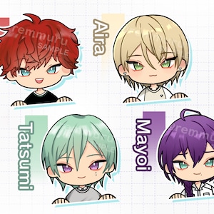 Enstars Peeker Stickers | ALKALOID, Eden - Etsy