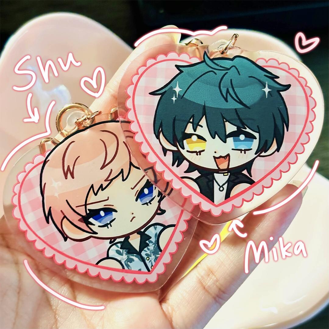 Enstars Heart Charms | Valkyrie - Etsy
