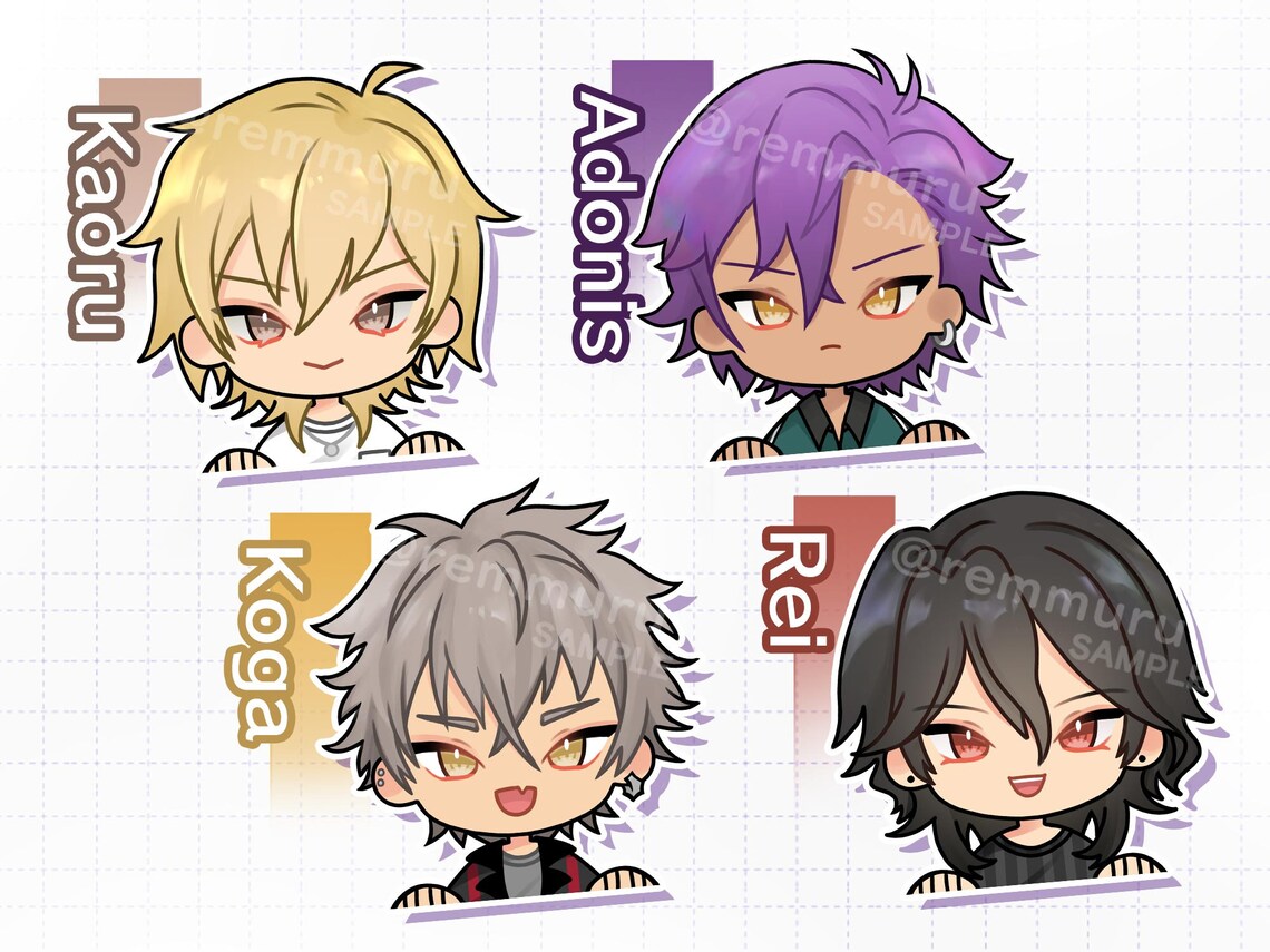 Enstars Peeker Stickers UNDEAD Crazy:b Valkyrie - Etsy