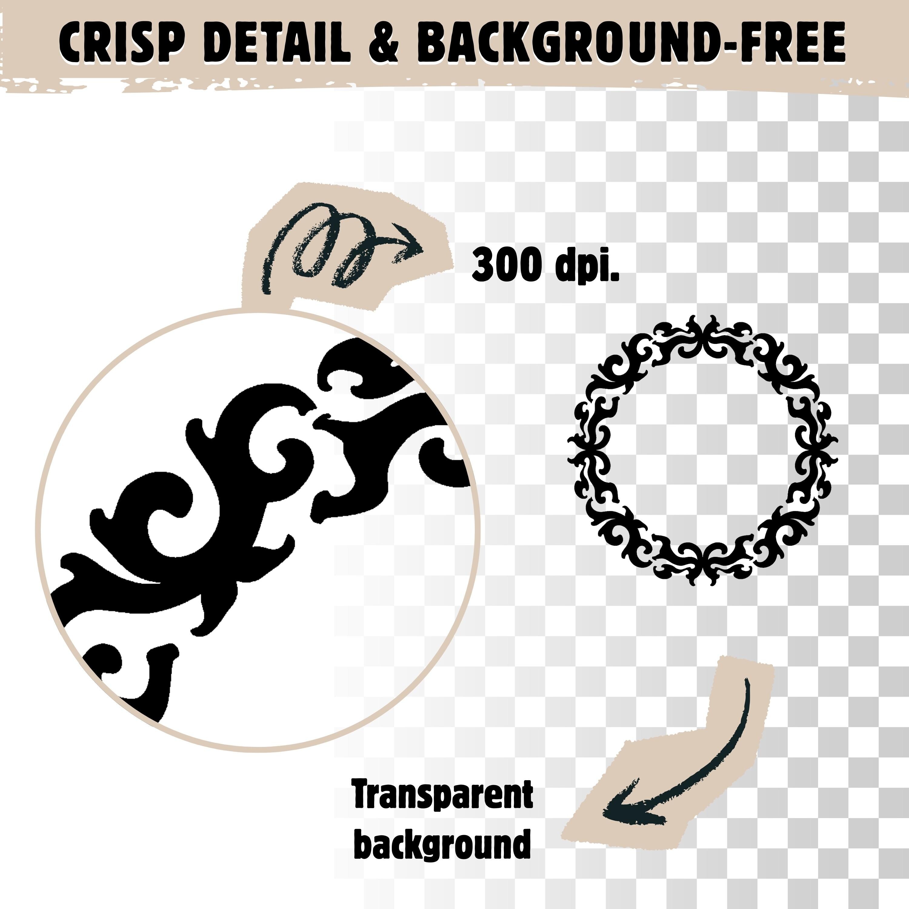 Curl Corner Frame SVG Bundle, Laser Engrave Files (digital Download) - Etsy