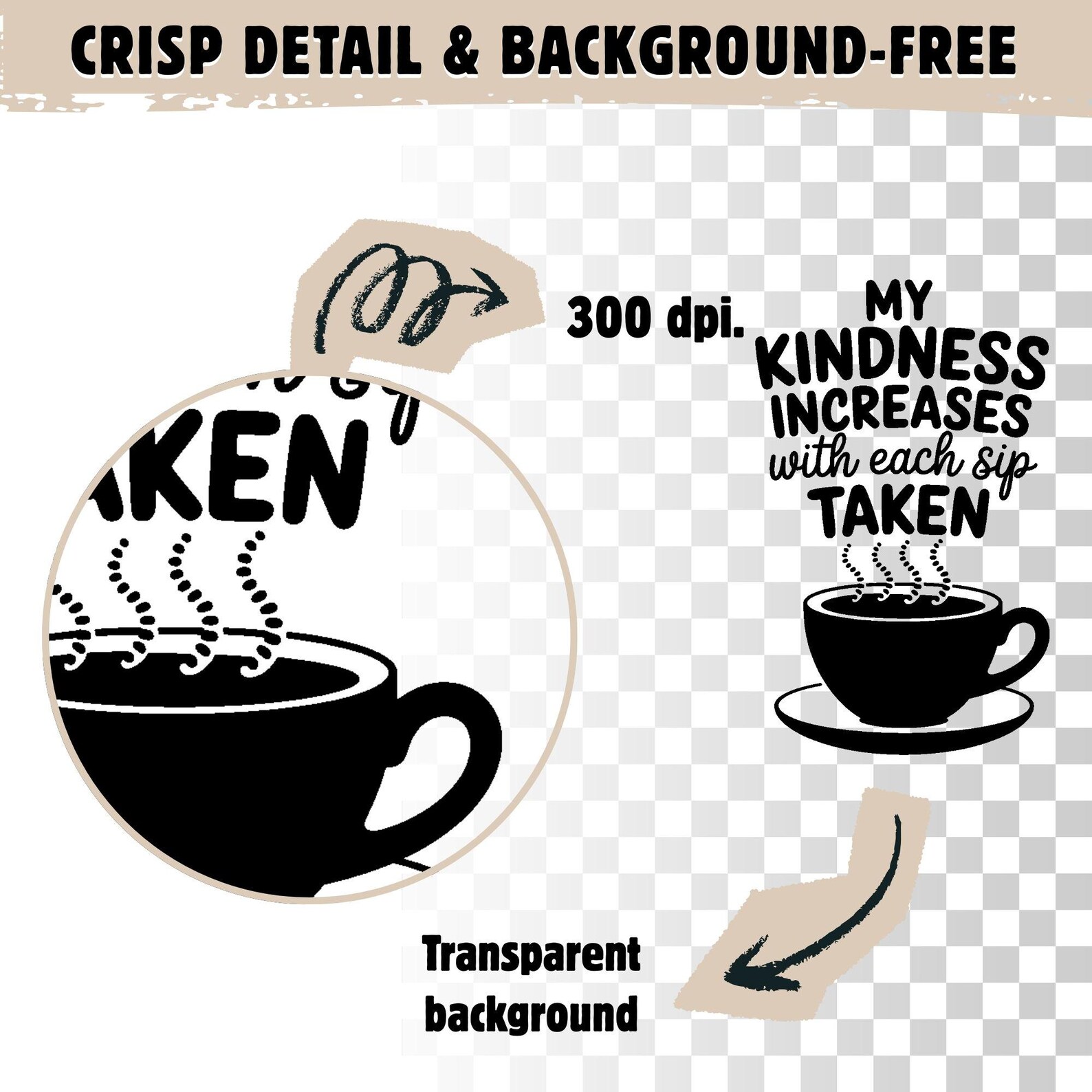 Laser Engrave Files Coffee Sayings Svg Png Pdf & Dxf Bundle for Wood ...