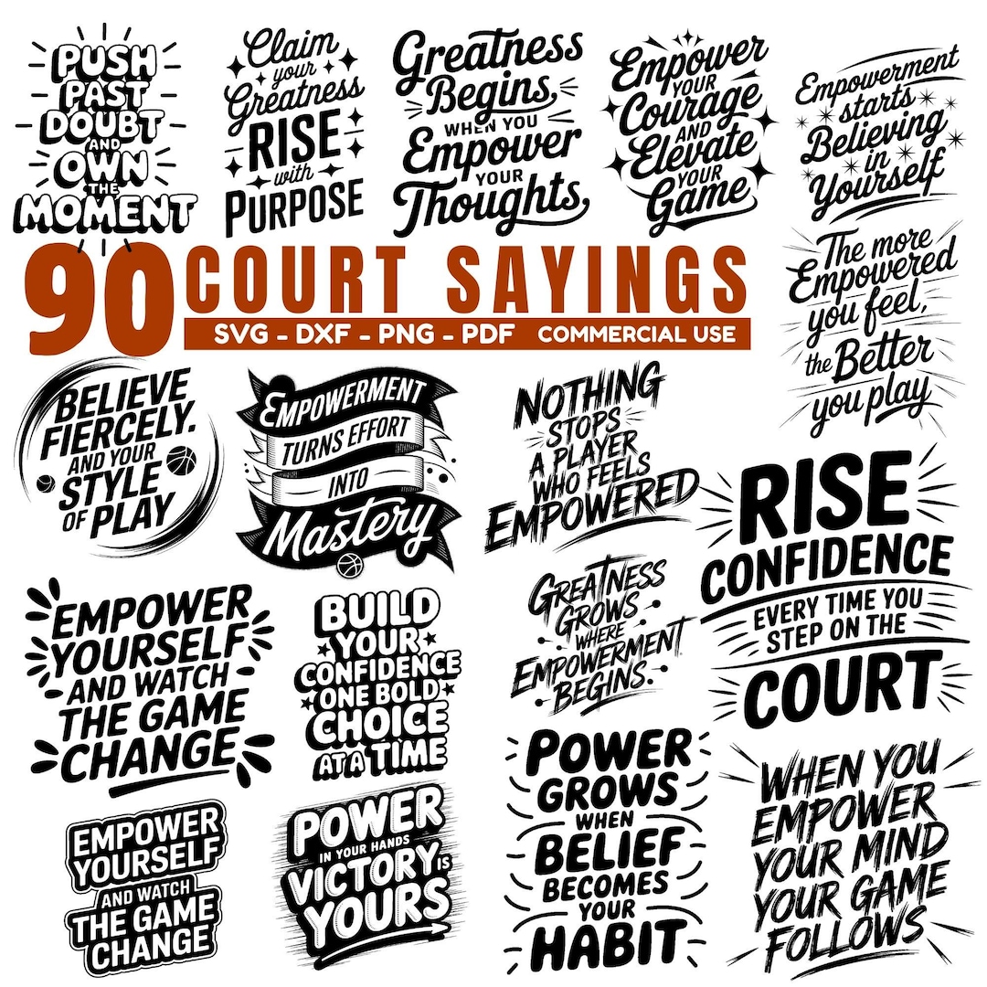 Court Sayings Svg Png Pdf & Dxf Bundle for Law Student Vinyl Decals ...
