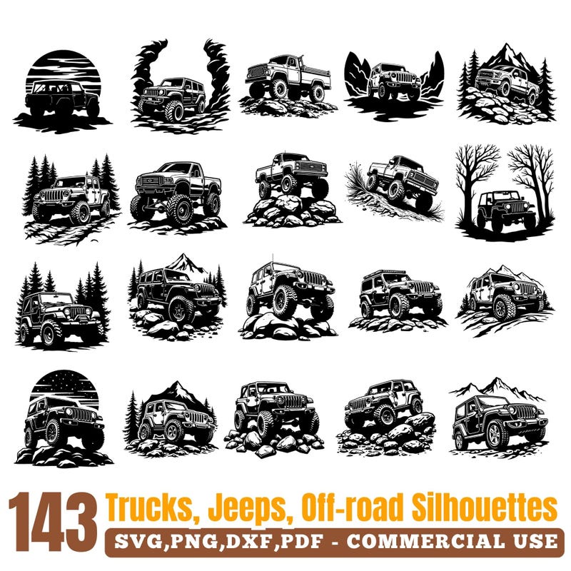 Off Road Dxf Cut - Etsy