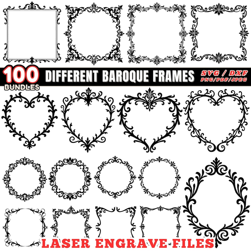 Vintage Frame Wood Svg - Etsy