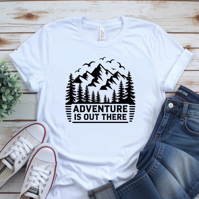 Mountain Scene SVG Bundle | Inspirational Quote Designs (digital ...