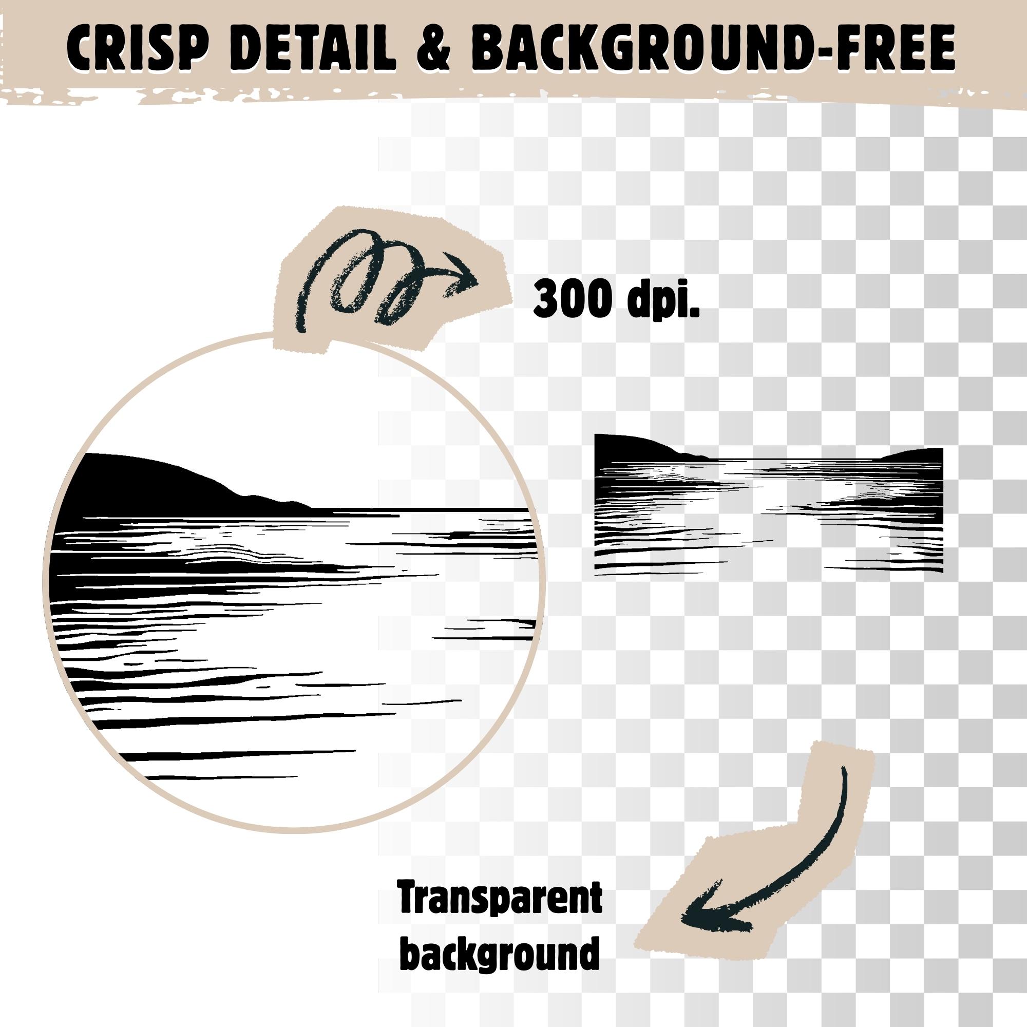 Beach Horizon Graphics Svg Png Pdf & Dxf Bundle for Sunset Vinyl ...