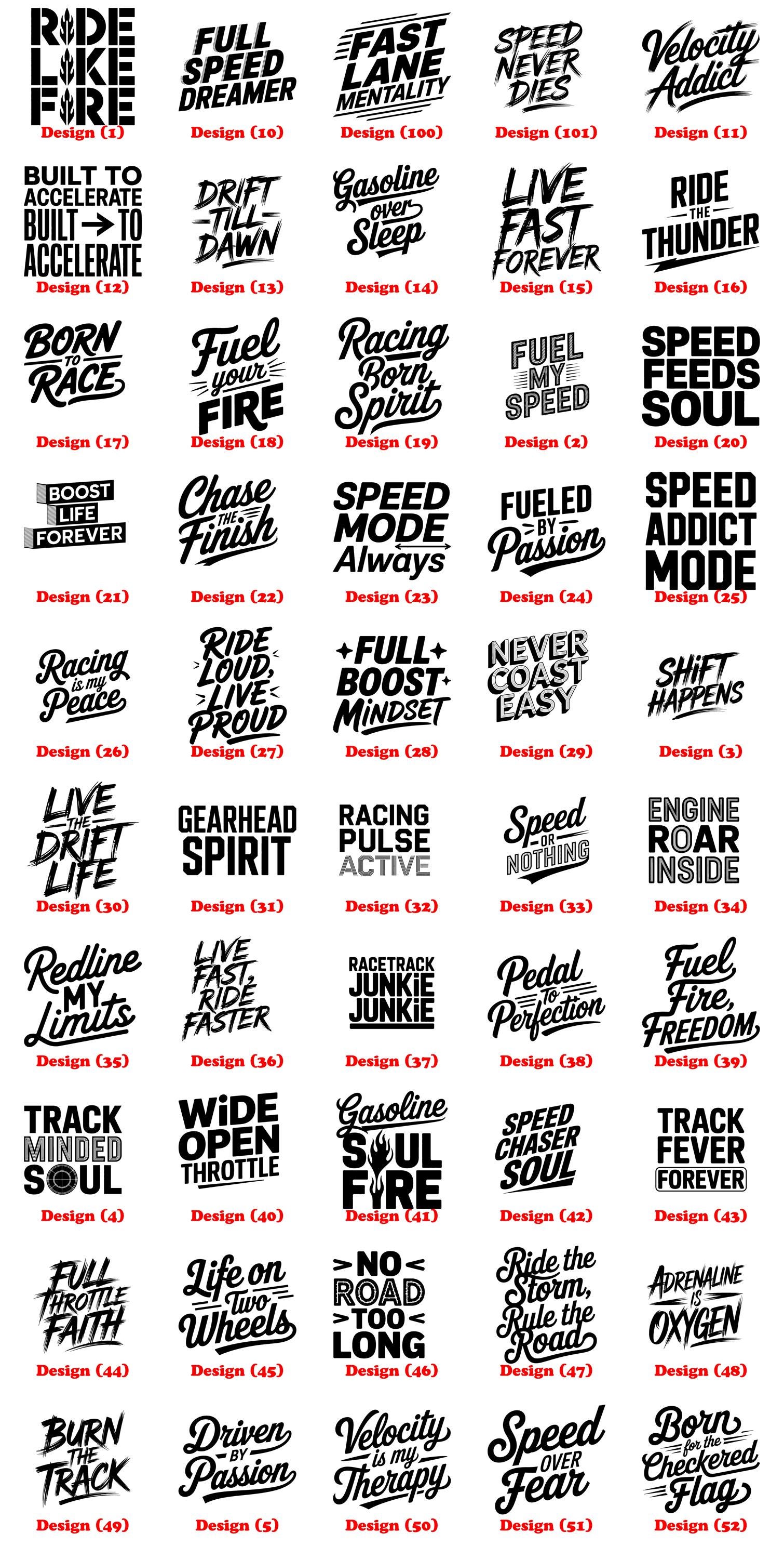 Racing Sayings SVG Bundle, Motorsport Quotes, Cricut Ready (digital ...