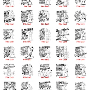 Laser Engrave Files Basketball Humor Svg Png Pdf & Dxf Bundle Instant ...