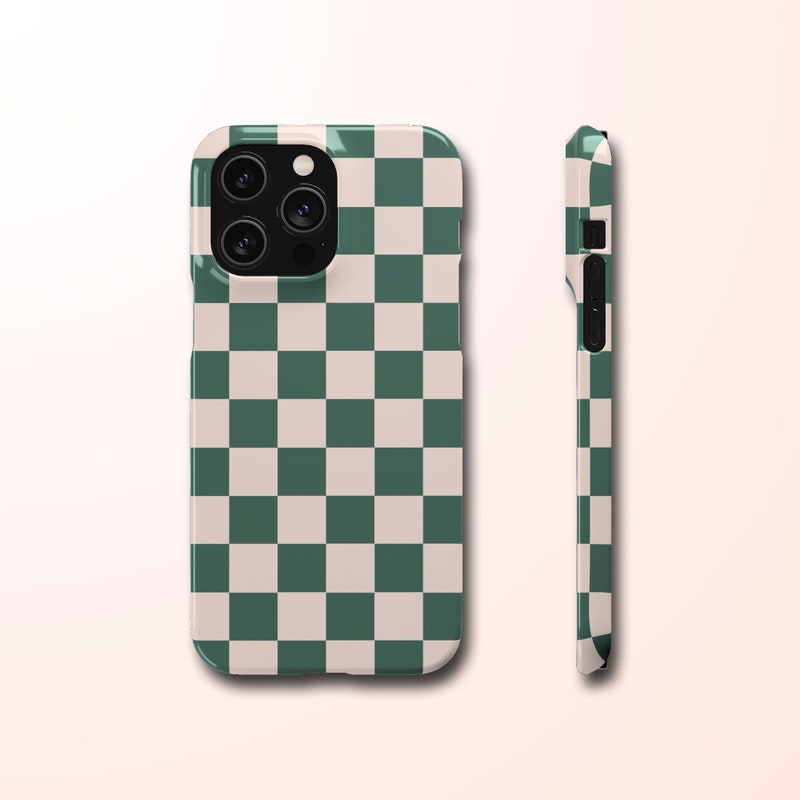 Checkered Phone Case - Etsy