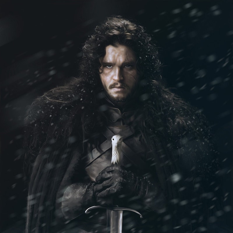 Jon Snow Art - Etsy