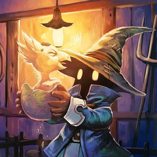Final Fantasy Oil Painting - Etsy