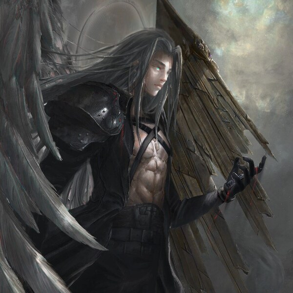 Final Fantasy Oil Painting - Etsy