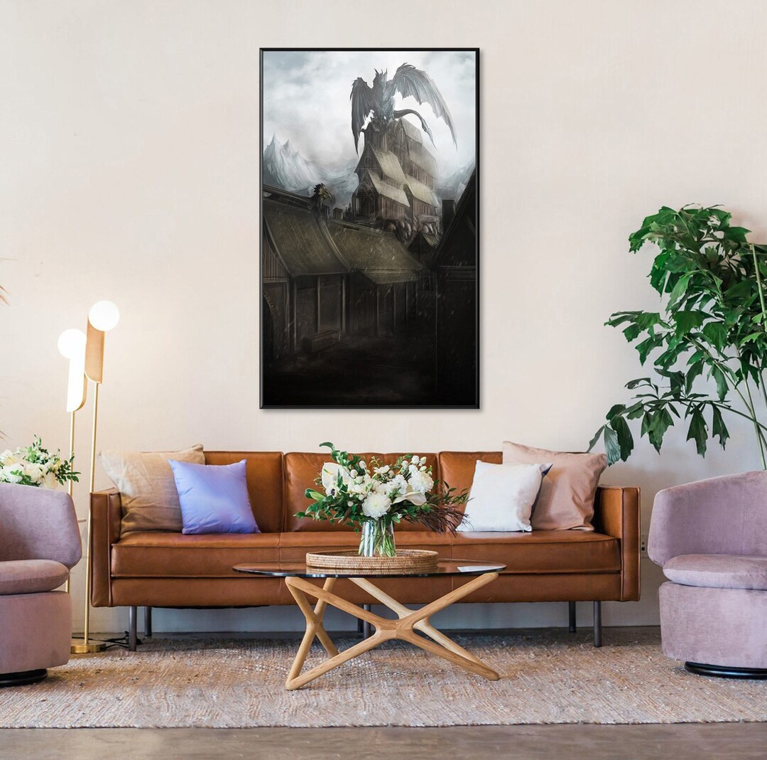 Handmade Oil Painting on Cotton Canvas on Demand, Rolled Stretched or Framed, Video Games ...