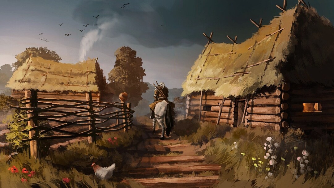 Handmade Witcher Oil Painting: Nilfgaardian Fan Art - Etsy UK