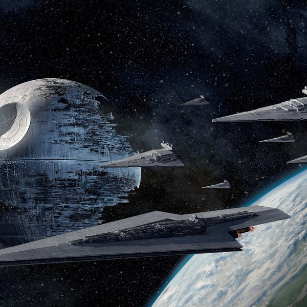 Star Destroyer Canvas Art - Etsy