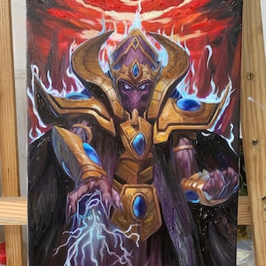 Handmade Oil Painting on Cotton Canvas on Demand, Rolled Stretched or ...