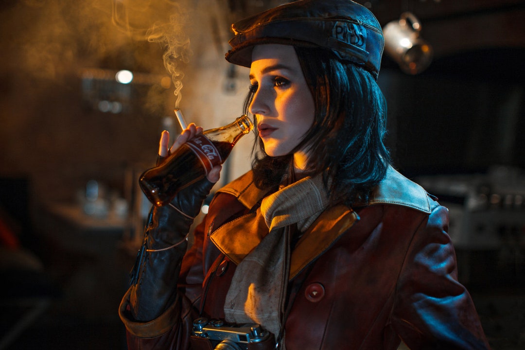 Handmade Fallout 4 Piper Oil Painting: Nuka Cola Fan Art - Etsy