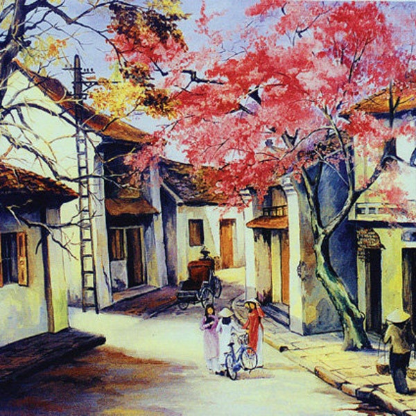 Vietnamese Fan Art - Etsy