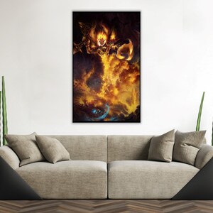 Handmade Oil Painting on Cotton Canvas on Demand, Rolled Stretched or ...