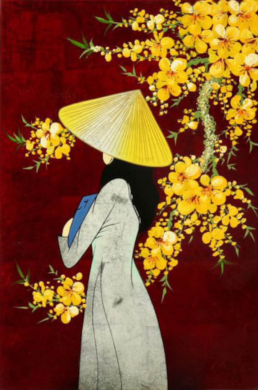 Handmade Oil Painting on Cotton Canvas on Demand, Rolled Stretched or ...