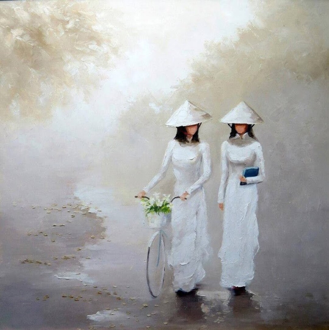 Handmade Oil Painting on Cotton Canvas on Demand, Rolled Stretched or ...