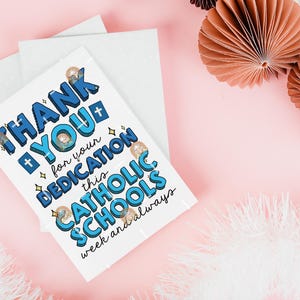 Catholic Schools Week Card Printable, Catholic Schools Week Gift ...