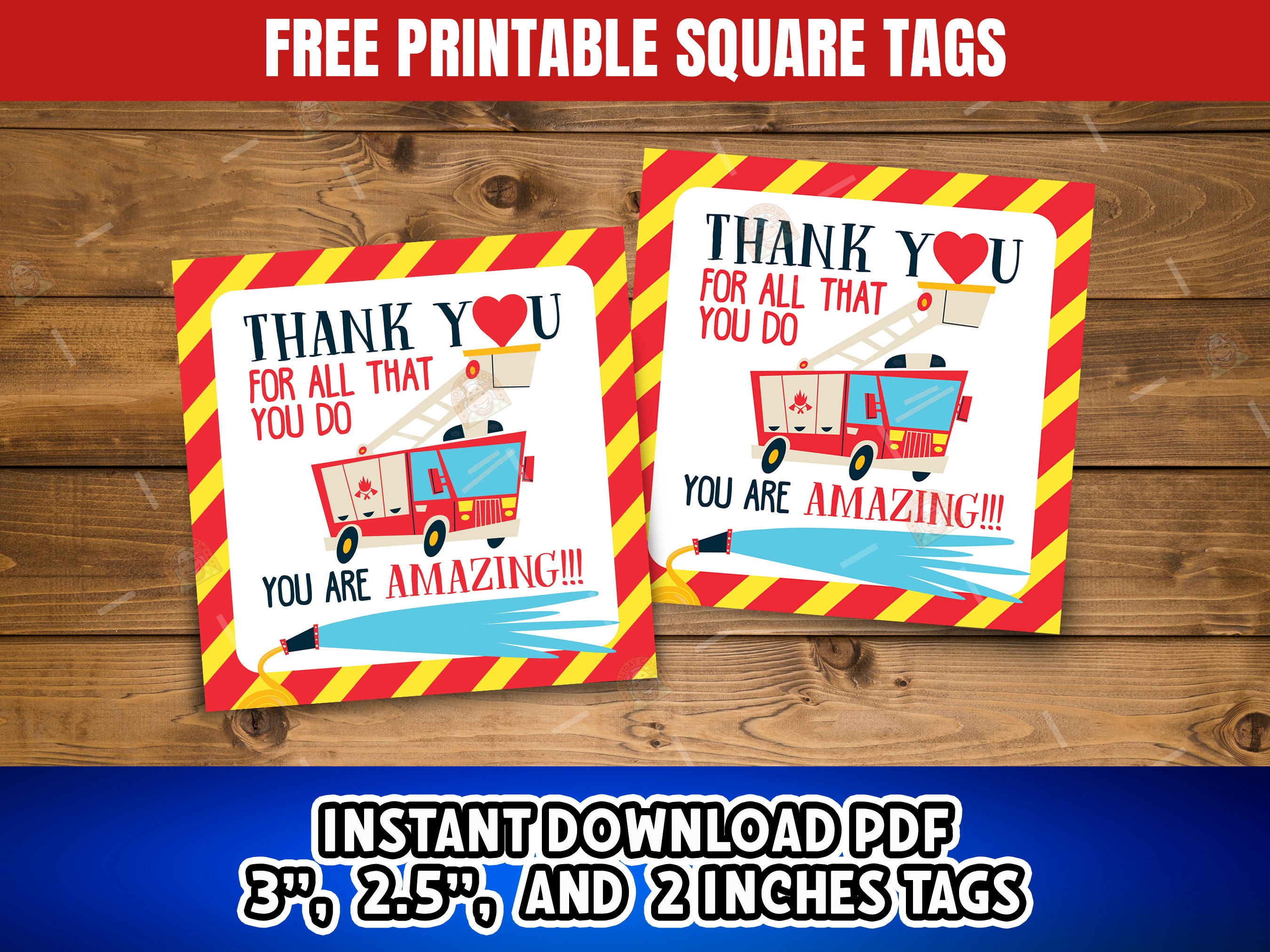 Firefighters Signs Set of 10, Printable Firefighters Poster ...