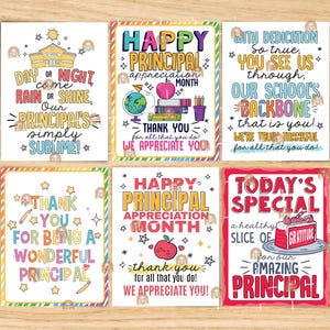Principal Appreciation Month Sign Printable, National Principals' Month ...