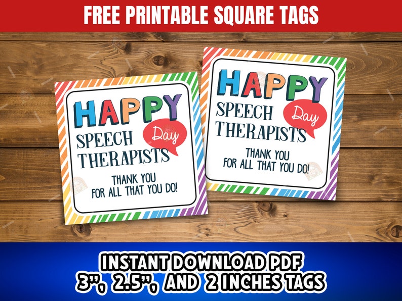 Speech Therapist Signs Bundle Printable, Therapist Day Poster ...