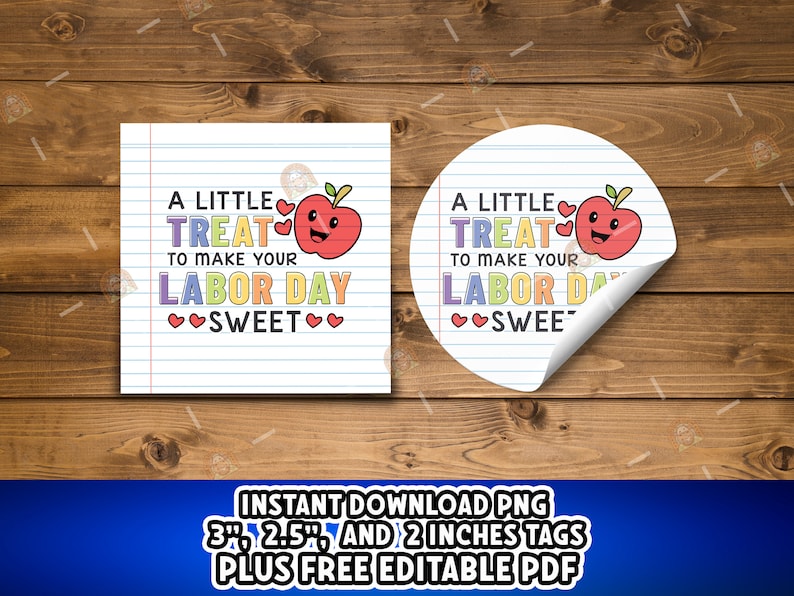 Labor Day Tag, Happy Labor Day Printable Tags, Labor Day Gift Tags ...
