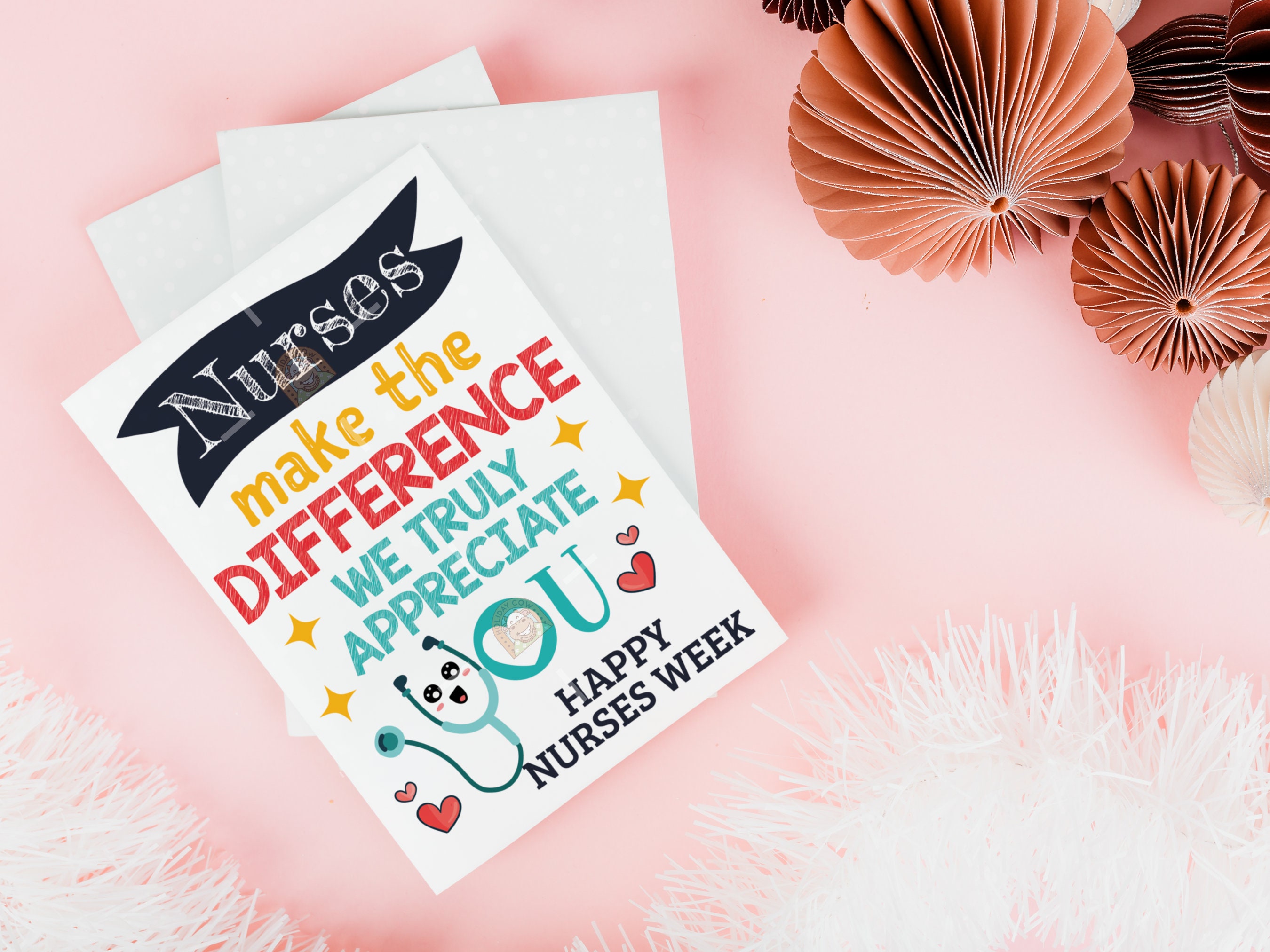 Nurses Week Card Printable, Nurse Appreciation Card, Nurse Thank You ...