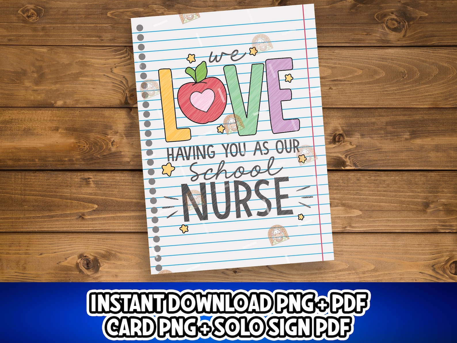 Printable School Nurse Gift, School Nurse Day Sign, School Nurse Day ...