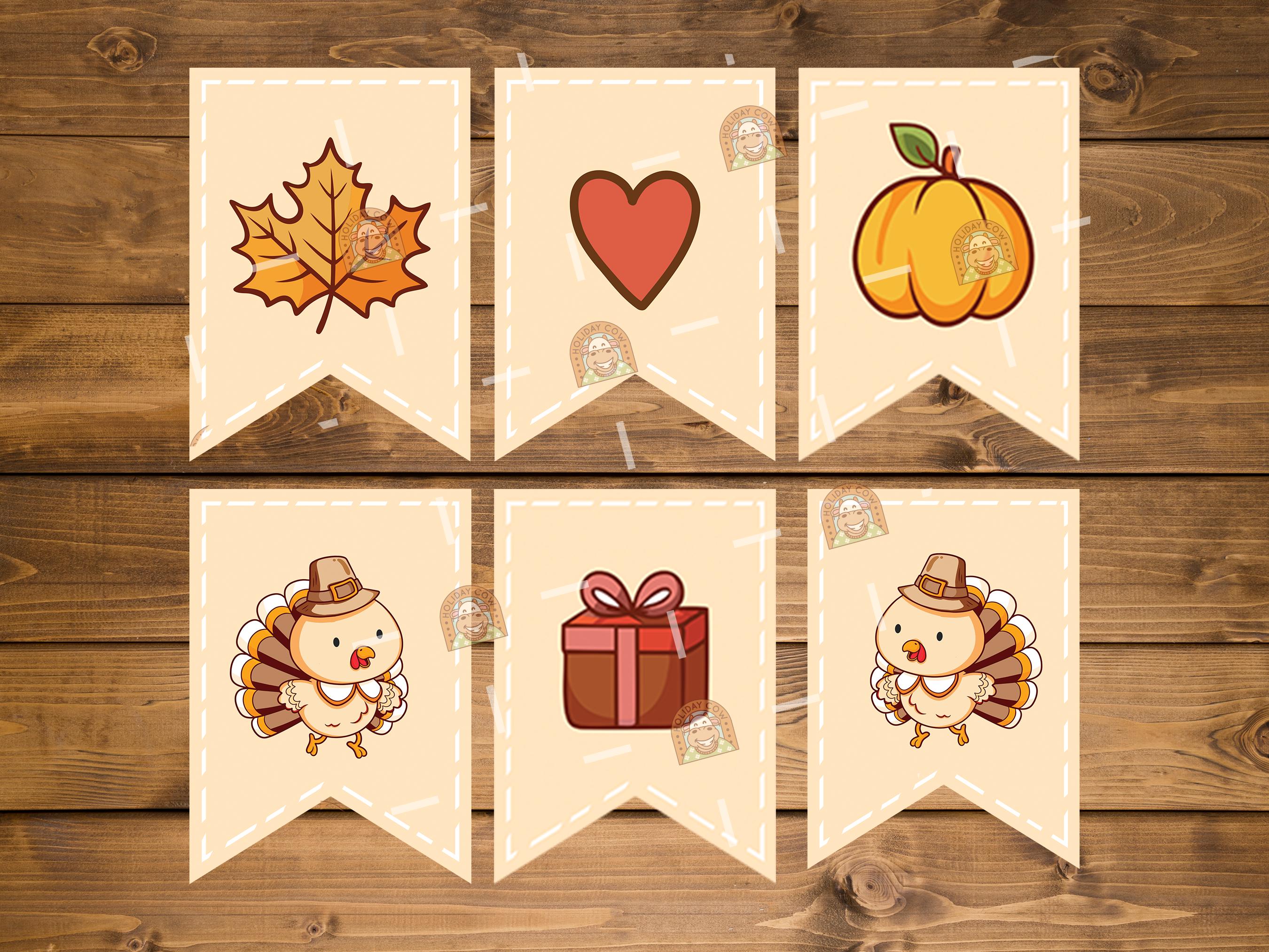 Thanksgiving Banner Printable, Happy Thanksgiving Banner, Thanksgiving ...